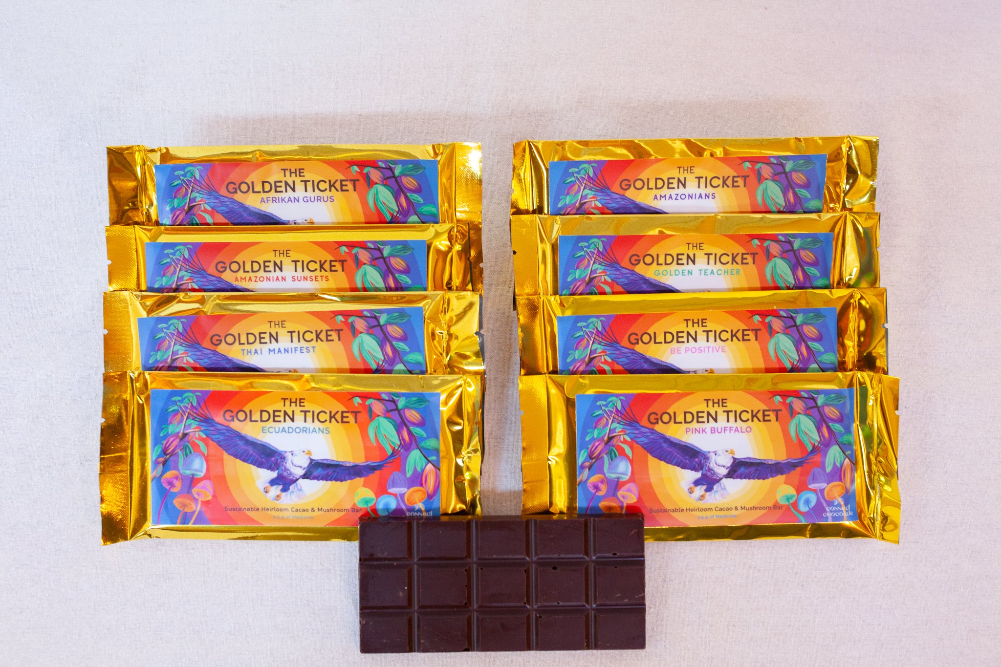 The Golden Ticket 8 Pack - Connect Chocolate